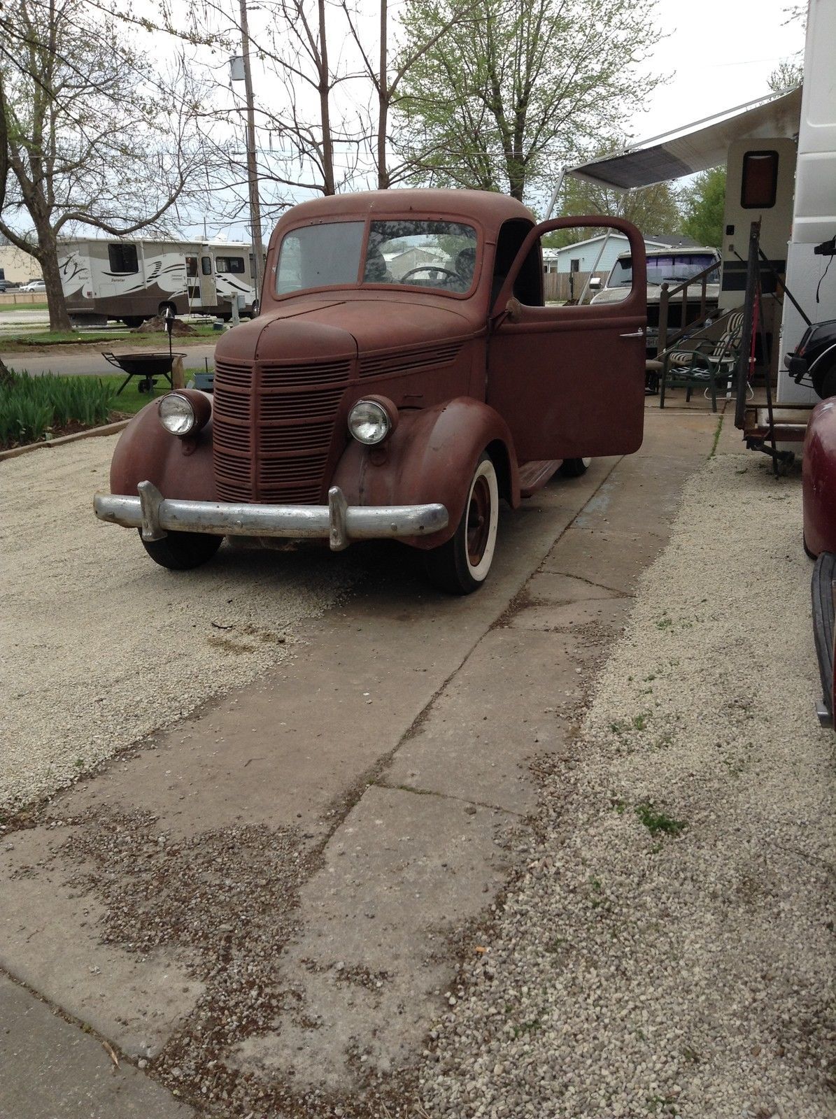 1940 International Harvester D5 1/2 ton rat rod barn find for sale