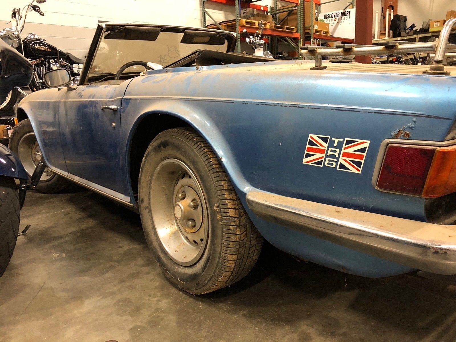 1976 Triumph TR6 barn find for sale