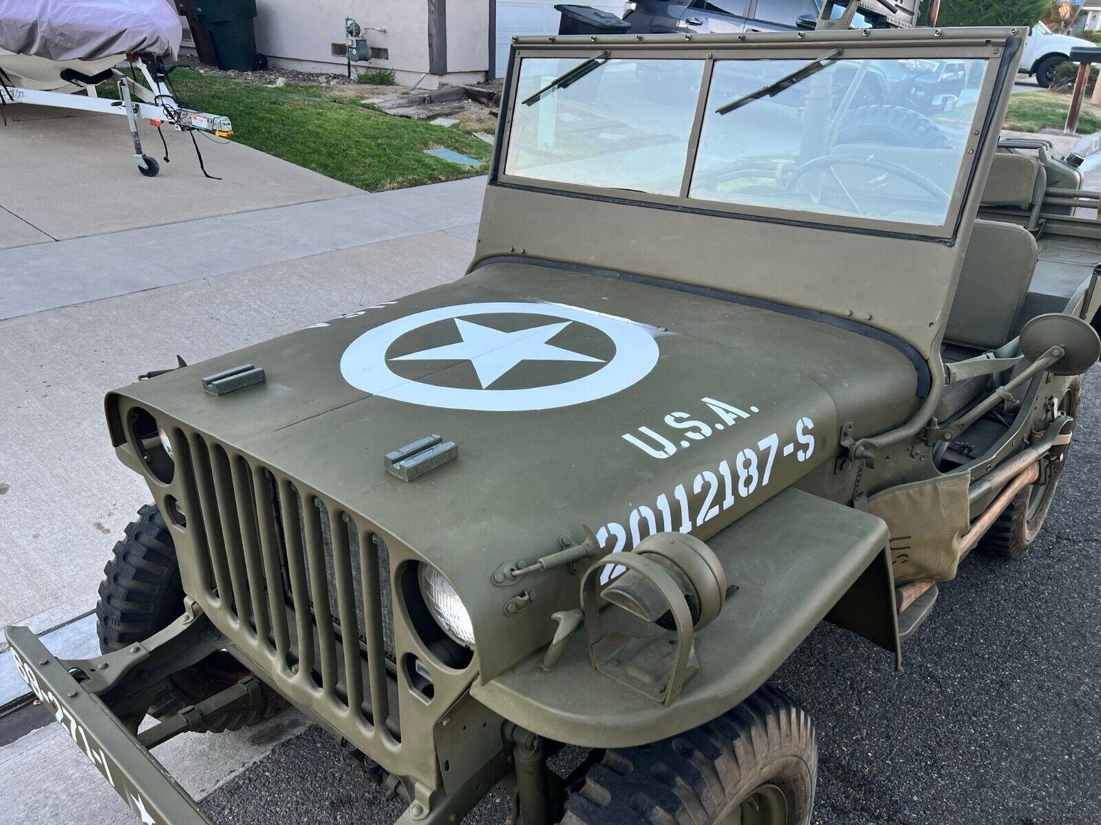 1942 Ford GPW Script w/ resin 50 cal- WWII WW2 Jeep Willys MB US Army ...