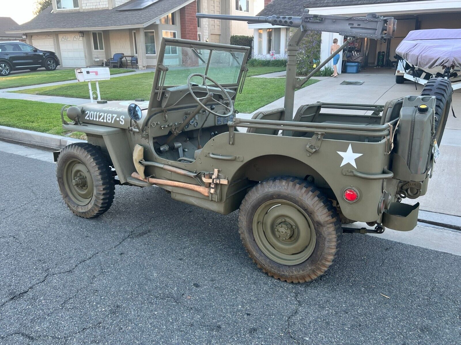1942 Ford GPW Script w/ resin 50 cal- WWII WW2 Jeep Willys MB US Army ...
