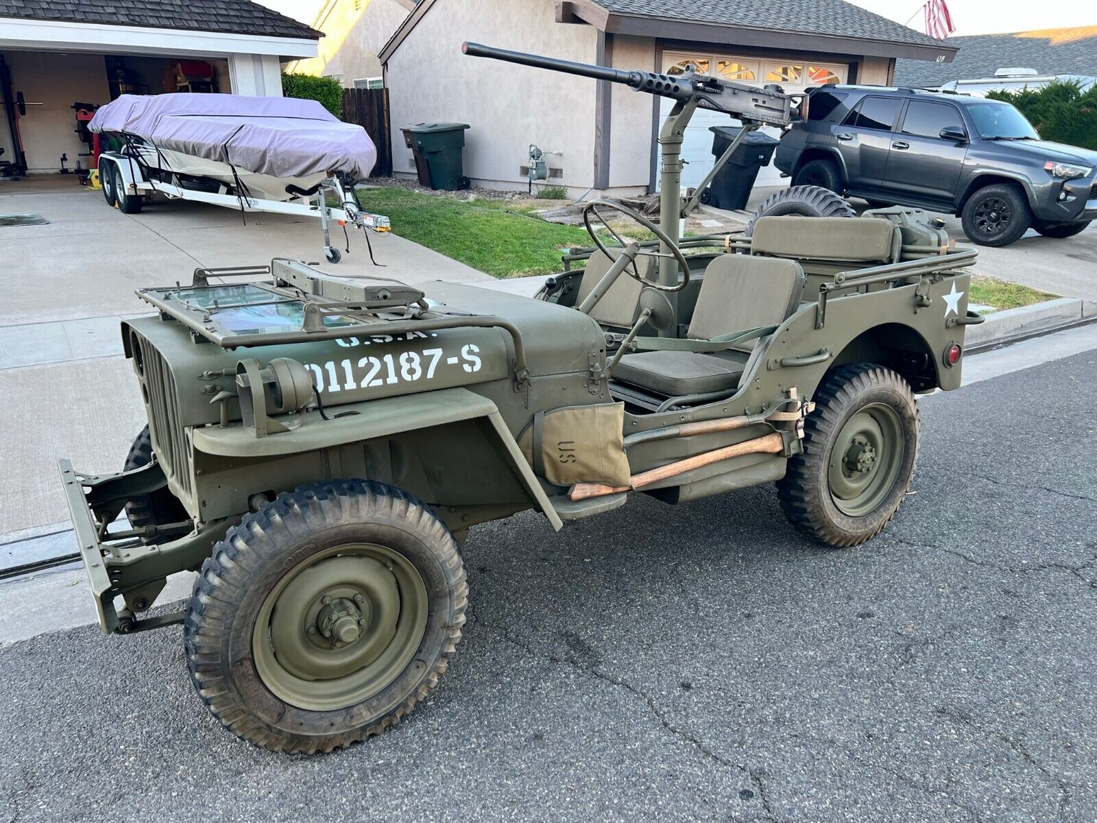 1942 Ford GPW Script w/ resin 50 cal- WWII WW2 Jeep Willys MB US Army ...