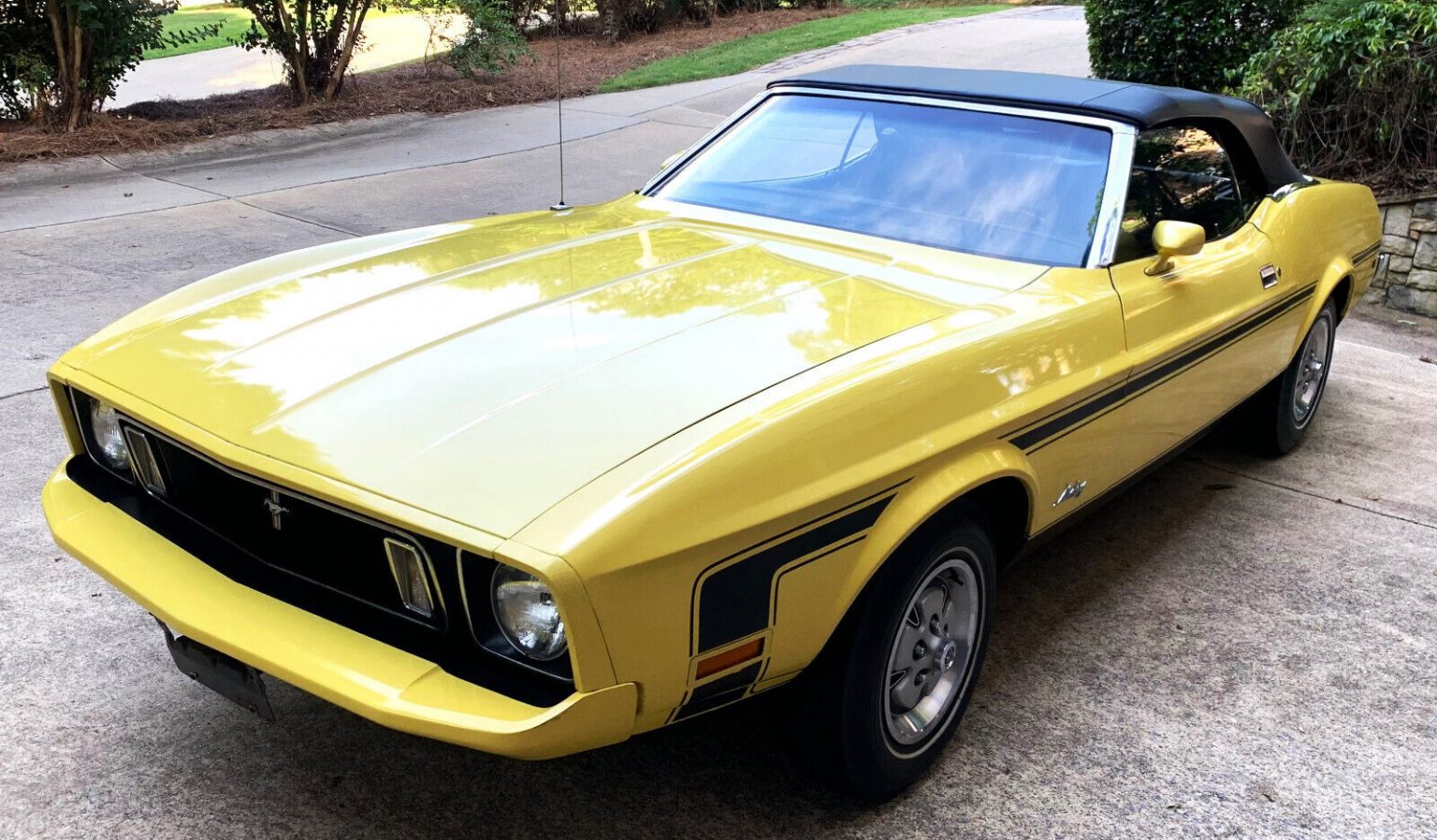 1973 Ford Mustang 8082 mile Convertible ALL Original like 1971 Boss CJ ...