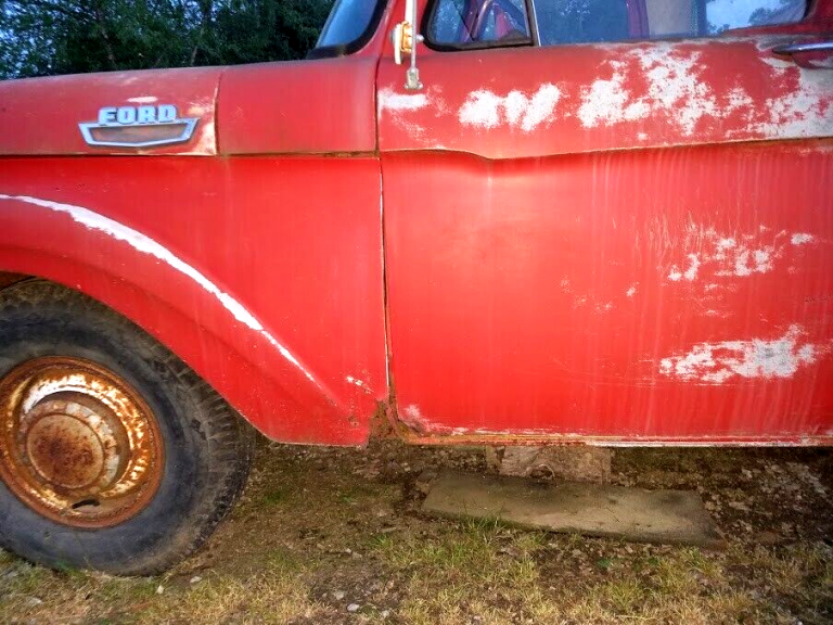 1964 Ford FULL SIZE RED FARM PICK UP Truck for sale